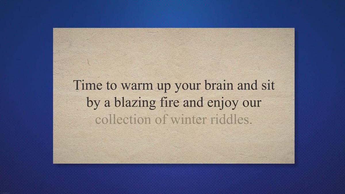 Winter Riddles